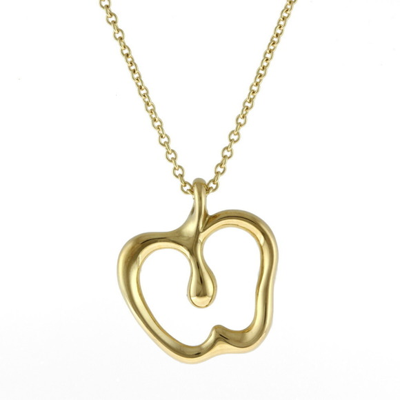 Tiffany & Co. | Jewelry | Tiffany Apple Gold 8k Necklace Gold | Poshmark